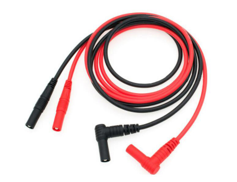 3608 4MM Straight Safety Banana Plug to Right Angle Safety Banana Plug ...